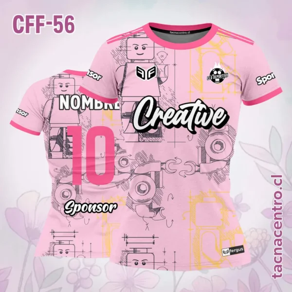 Camiseta de Futbol Femenino Lego Morado | Tacna Centro