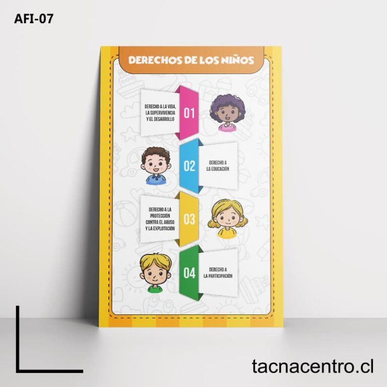 Impresion de Afiches de los derechos del niño con Diseño Gratuito