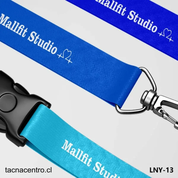 Lanyards Azul Rey | Diseño Gratuito